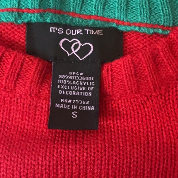 It's Our Time | Shirts & Tops | Festive Christmas Red And Green Cat ...
